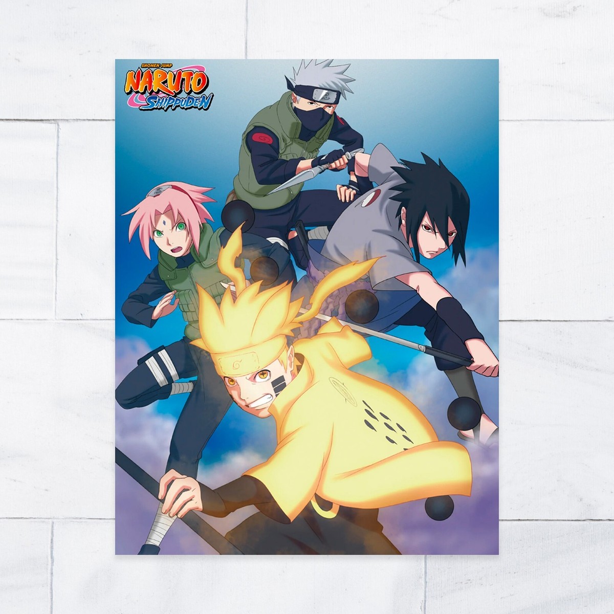 Wallpaper Naruto Team 7 Naruto Uzumaki Team 7 Greeting Card By
