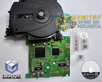 Nintendo GameCube Optical Board DVD Drive PCB Quality Capacitor Kit All ...