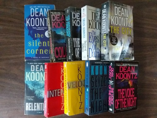 Lot of 10 Dean Koontz Thriller Paperback Books – Suspense Horror ...