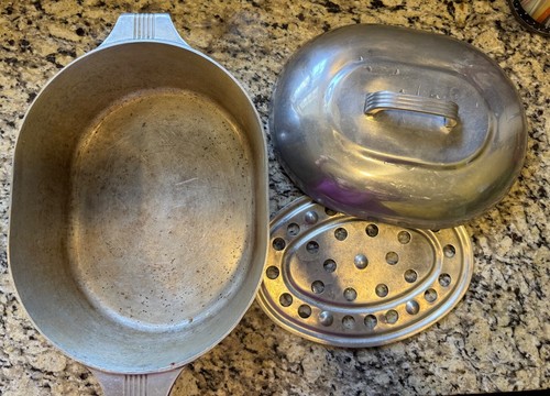 Wagner Ware Sidney O Magnalite 8 Quart 4265-P Roaster Dutch Oven w/Lid ...