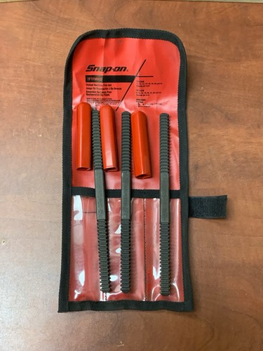 SNAP-ON TOOLS 3 PIECE METRIC & SAE THREAD RESTORATION FILE SET TFTFM932 ...