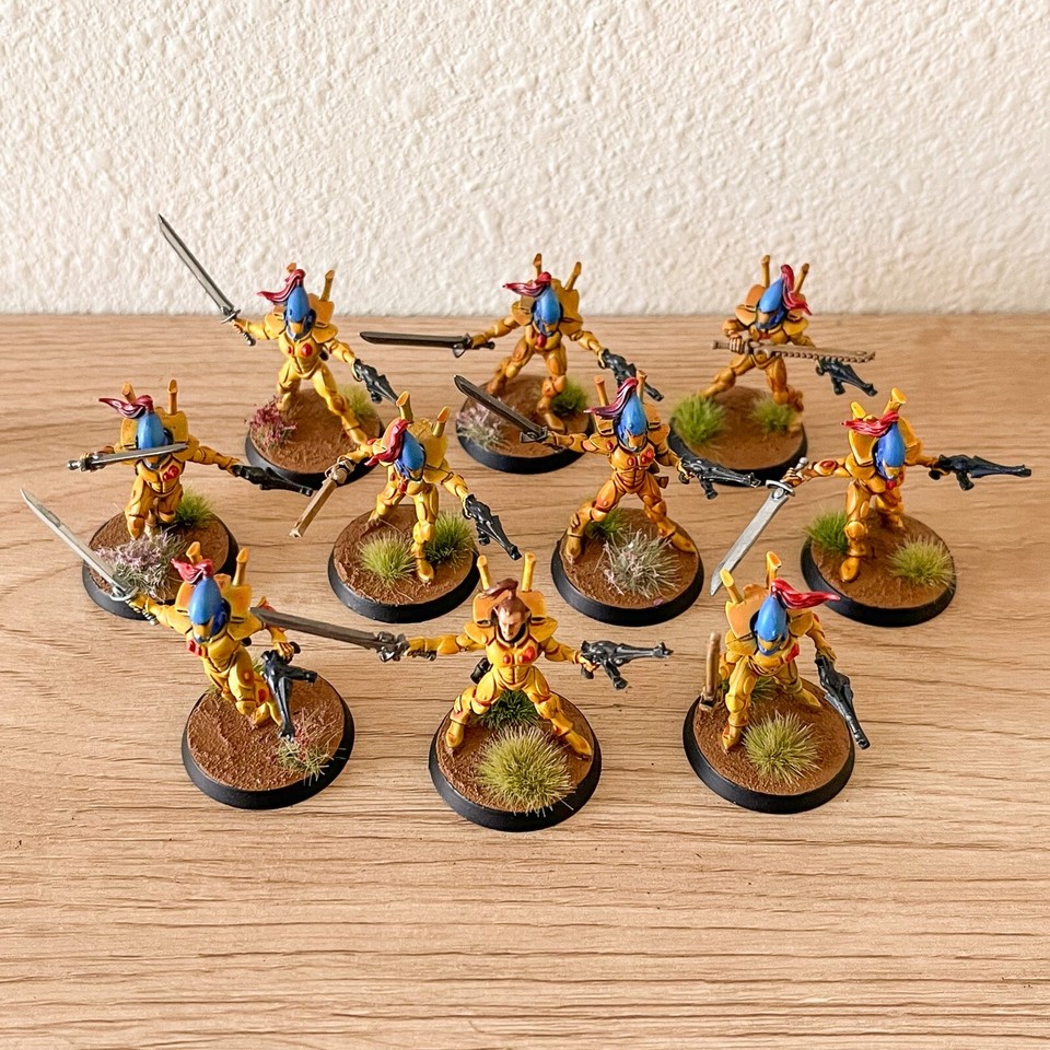 Warhammer 40k Aeldari - Painted Eldar Craftworlds Iyanden Army ...
