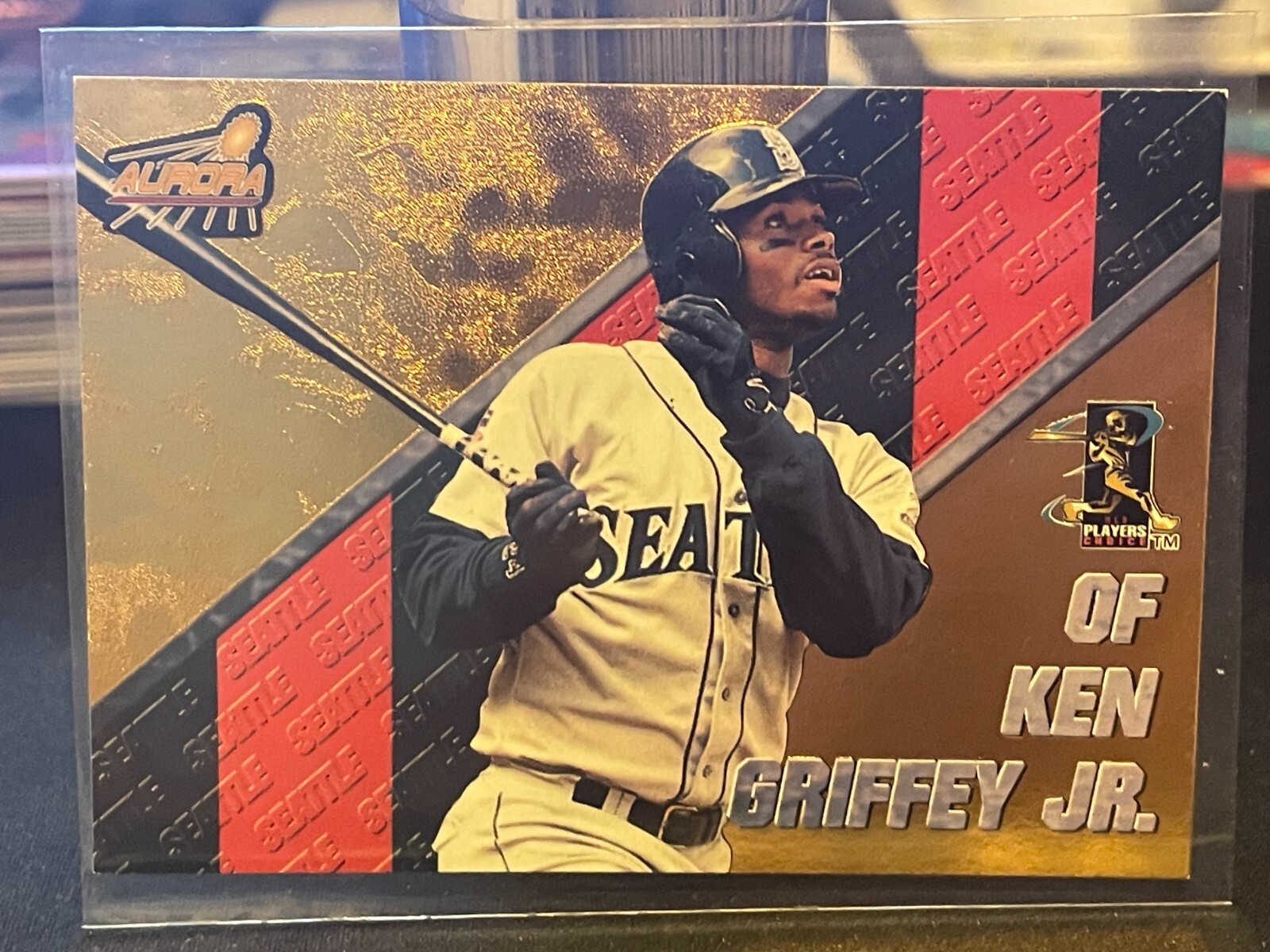 1998 Pacific Aurora Baseball Pennant Fever 12 card lot w/ Ken Griffey ...