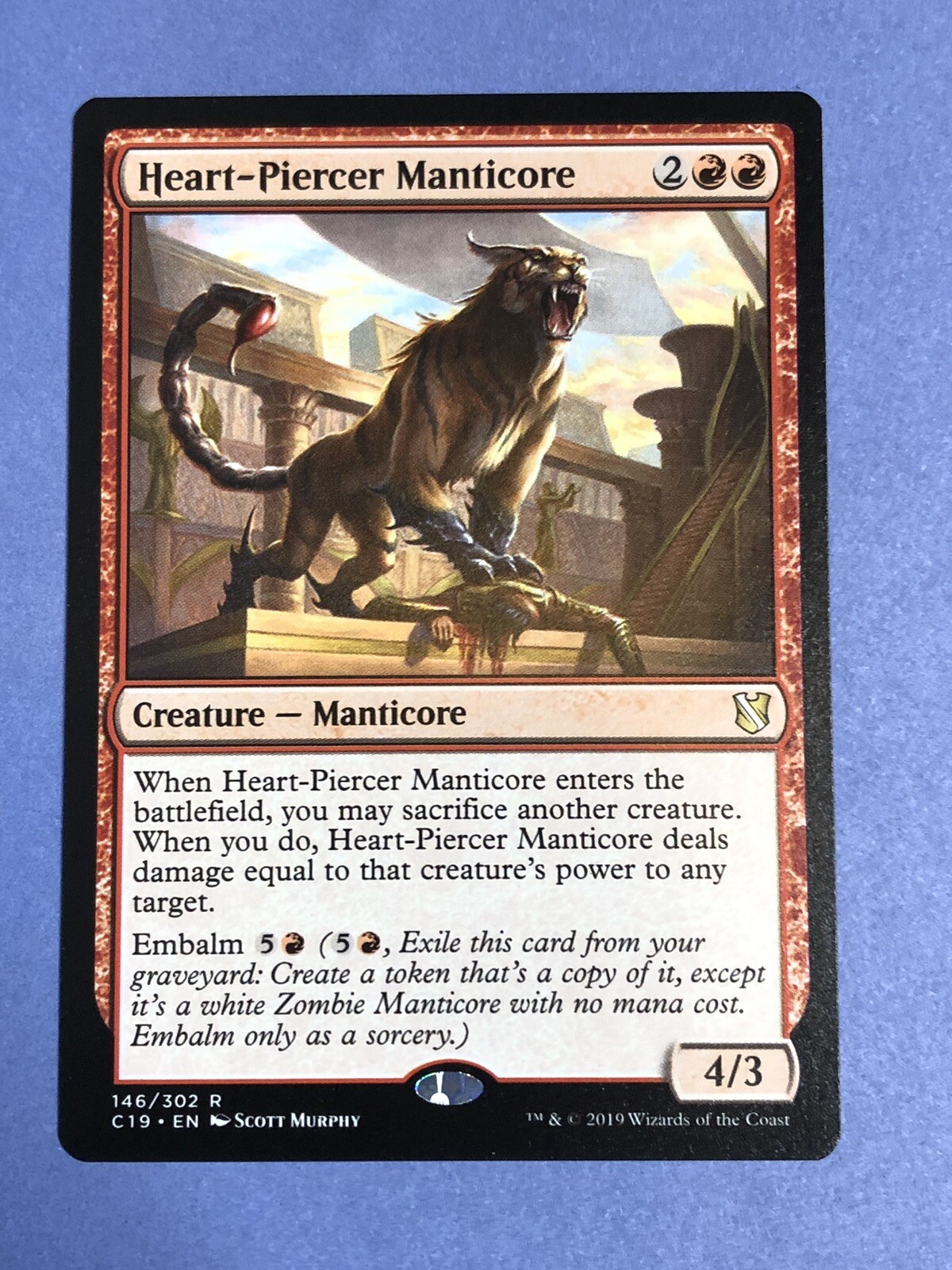 X1 Heart-Piercer Manticore Commander 2019 MTG Magic C19 | eBay