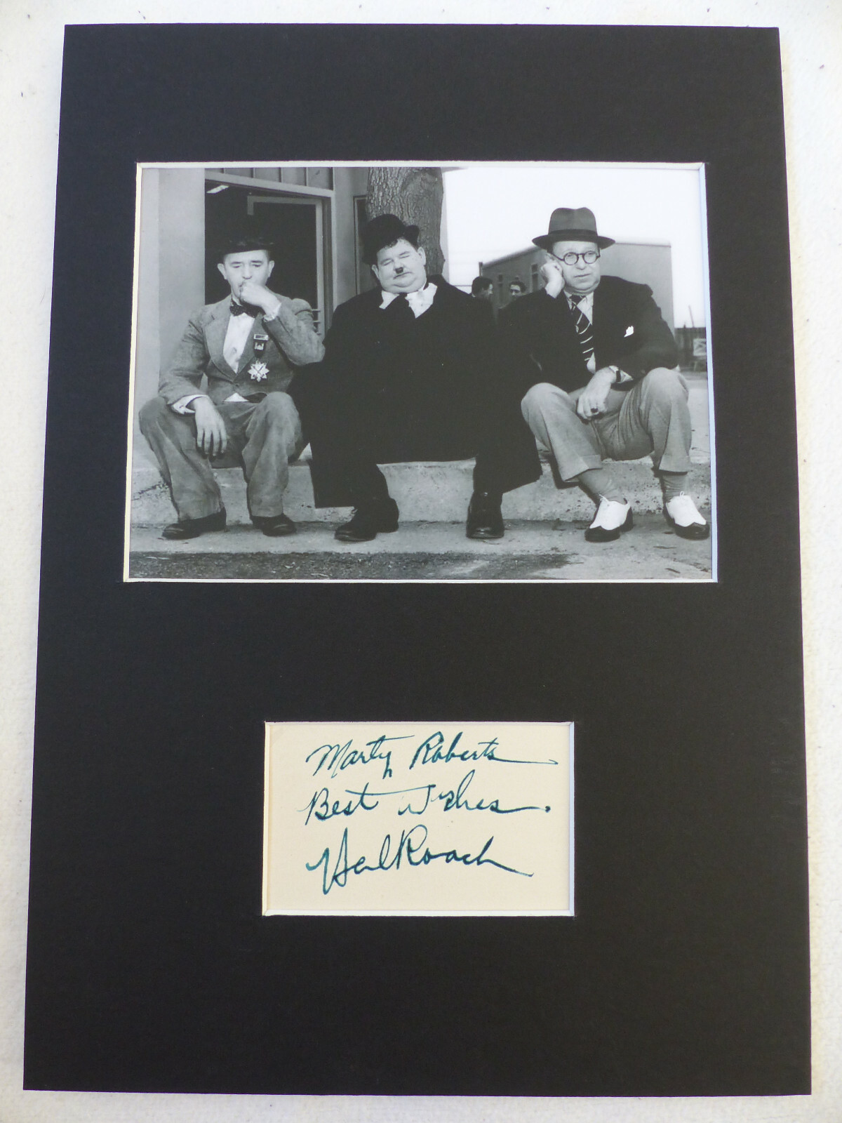 HAL ROACH signed 8x12 LAUREL AND HARDY autograph matted LOOK | eBay