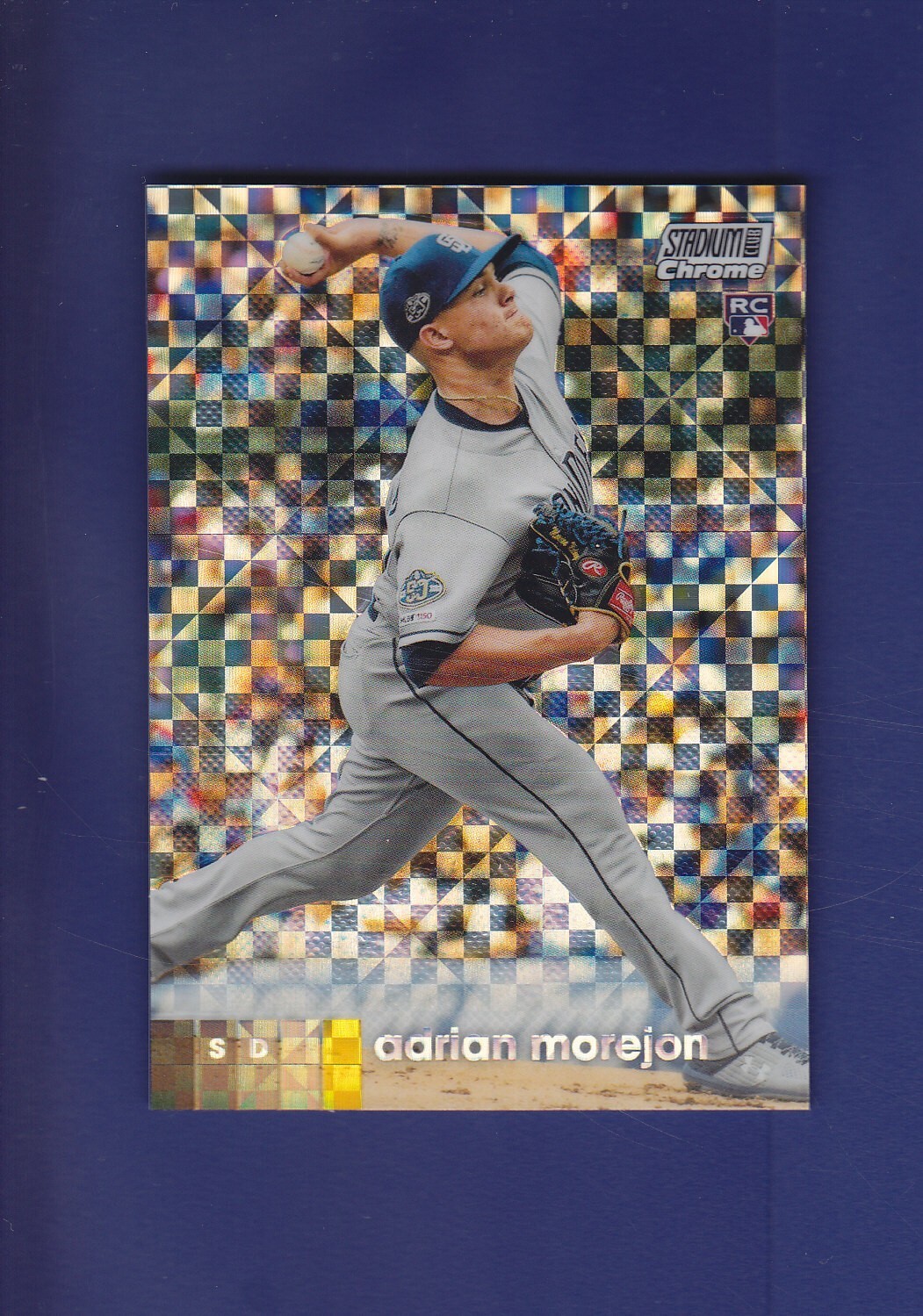 Adrian Morejon RC 2020 Stadium Club Chrome Baseball X-Fractor #84 (MINT ...