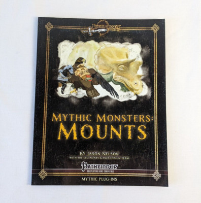 MYTHIC MONSTERS MOUNTS RPG Pathfinder Supplement Legendary 2013 | eBay
