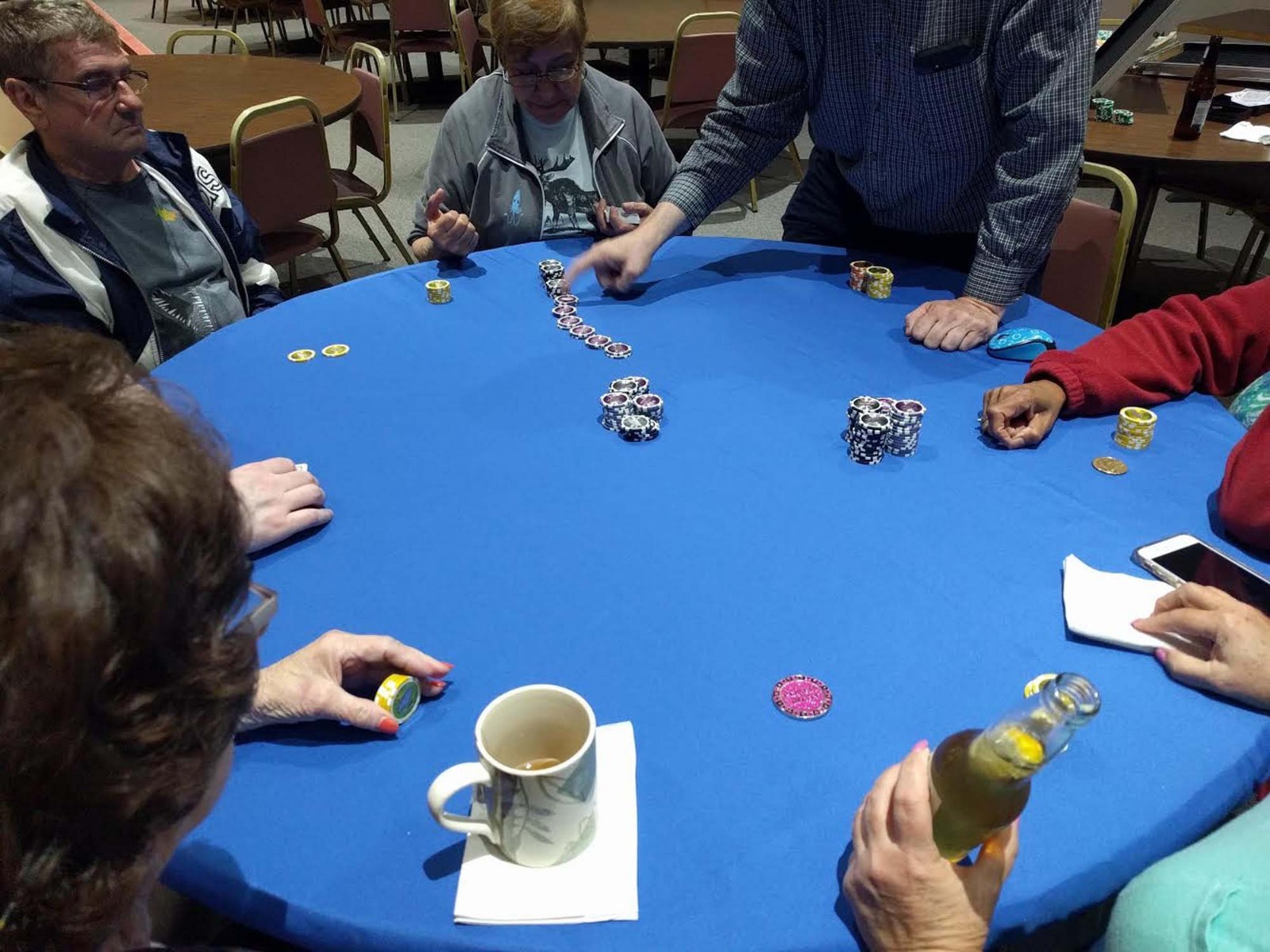 Felt CARD table cover - Poker Tablecloth for round or square table USA ...