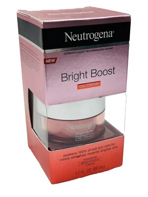 neutrogena bright boost gel cream 1.7oz scuffed box | eBay