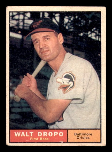 1961 Topps Baseball #489 Walt Dropo GD *e1 | eBay