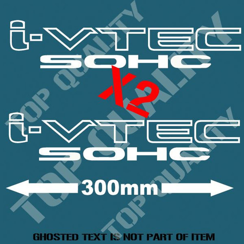 iVTEC SOHC DECAL STICKER X 2 FOR HONDA VTEC INTEGRA DRIFT JDM DECALS ...