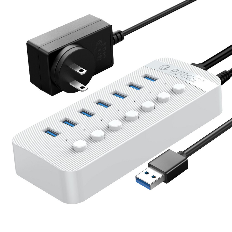 ORICO Industrial USB 3.0 HUB 16 Port OTG Splitter w/ On/Off Switch for ...