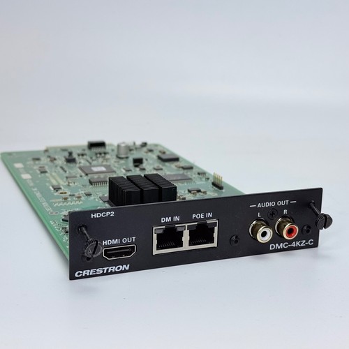 Crestron DMC-4KZ-C DigitalMedia 8G+® 4K60 4:4:4 HDR Input Card for DM ...