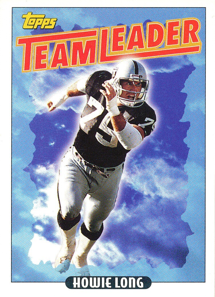 TEAM-LEADER Howie Long RAIDERS Villanova HOF | eBay