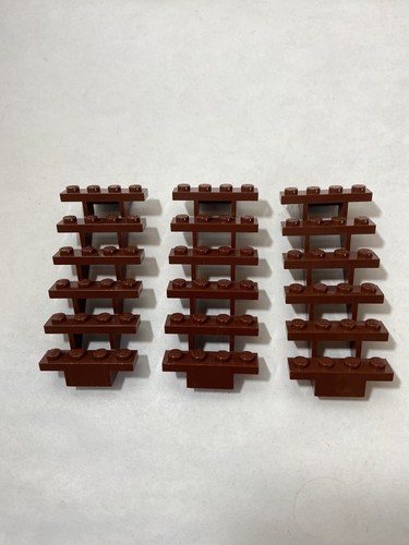 LEGO Open Straight Staircase- BROWN-#30134- Castle, Harry Potter ...