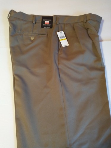 Van Heusen 34x34 Microfiber Comfort Stretch Wrinkle/Stain Resistant ...