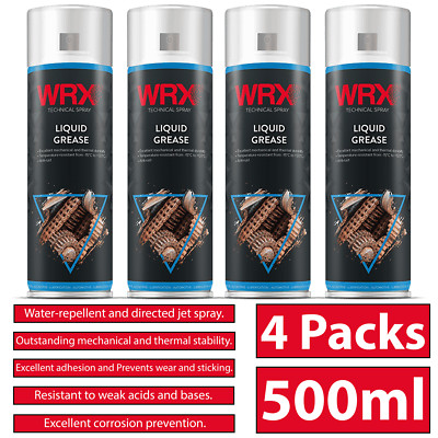 4X WRX Liquid Grease 500ml Adhesion Grease Spray Treat Mechanical Parts ...