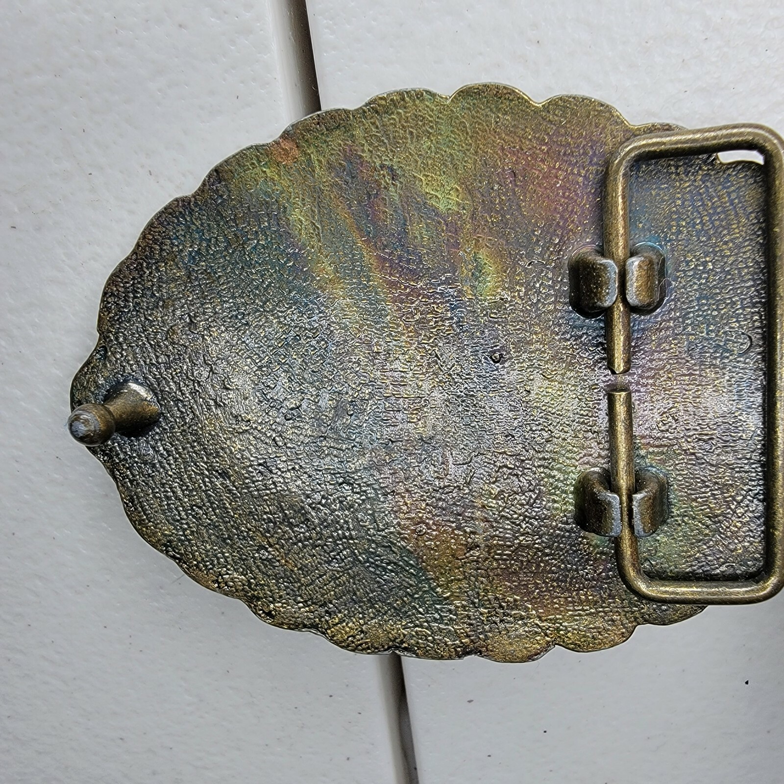 Vintage Rare Belt Buckle. 100 Years Ago Liberty Bell - Gem