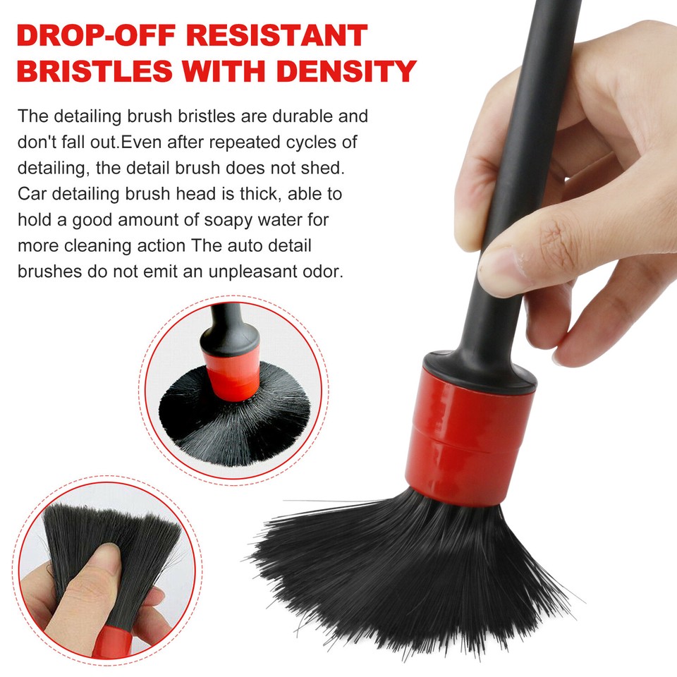 Detailing Cleaning Kit Car Detailing Brush Wash Engines For Wheel Clean ...