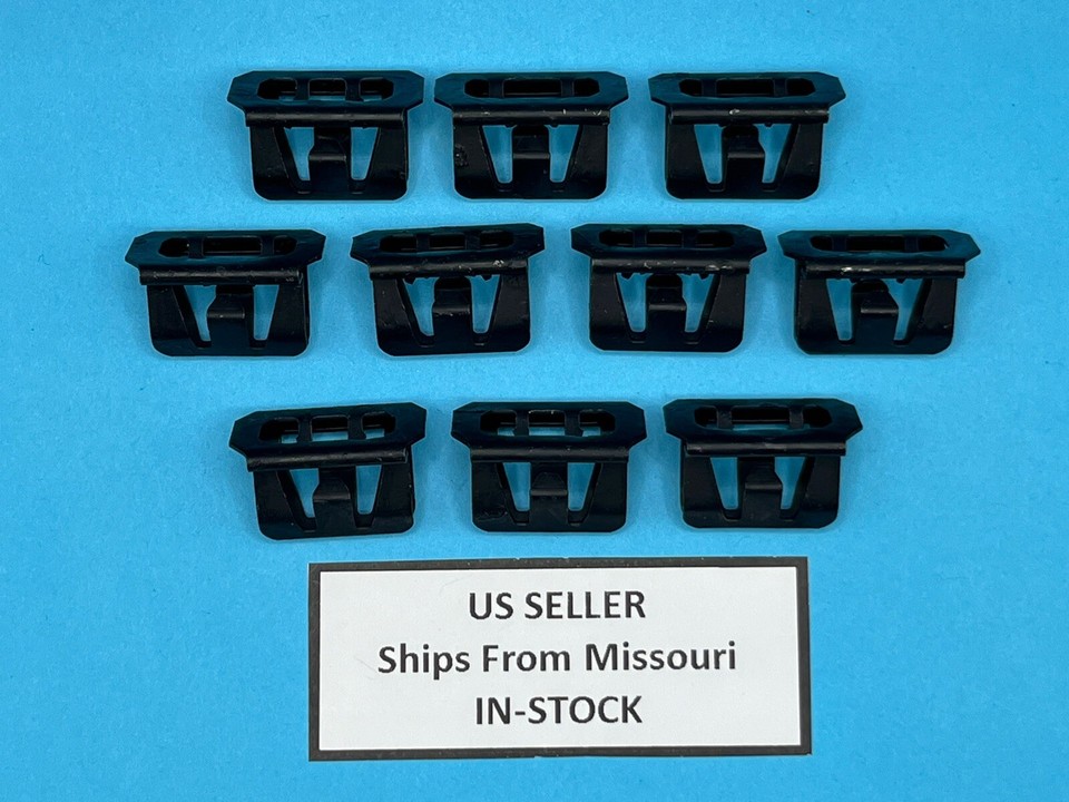 (Pack of 10) Grille & Bumper Cover Fastener Retainer Clips for GM ...