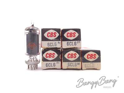 5 Vintage CBS 6CL6/CV5041/6L43 Pentode Power/Output- Bangybang.tube | eBay