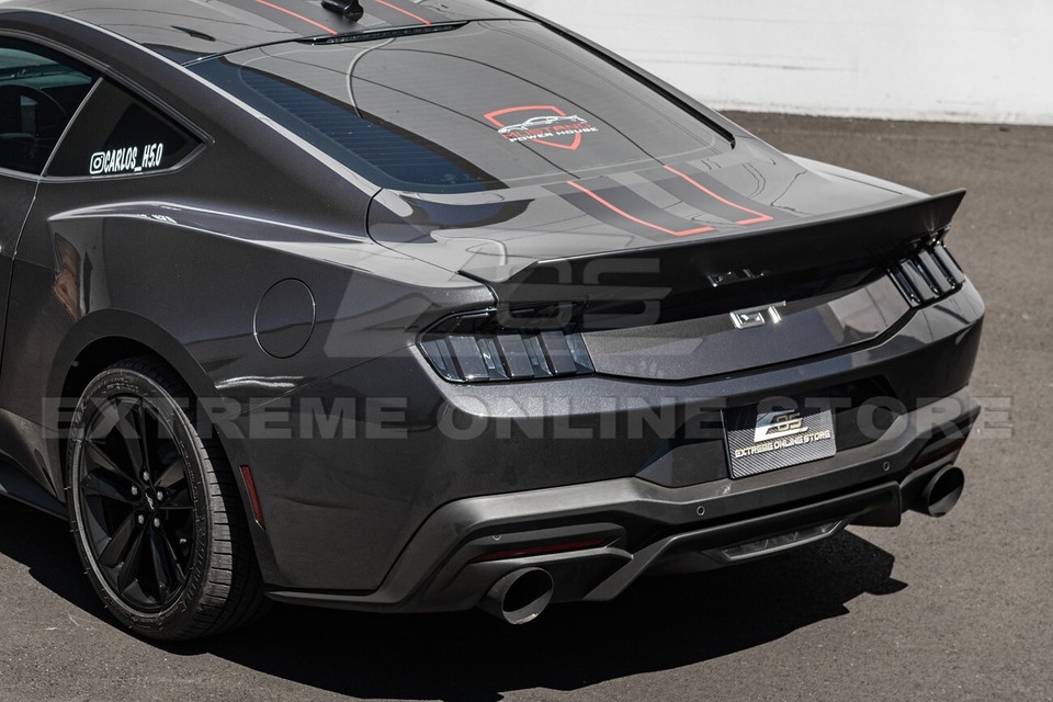 For 24-Up Ford Mustang S650 | SMOKE TINTED Rear Tail Light Trim Bezel ...