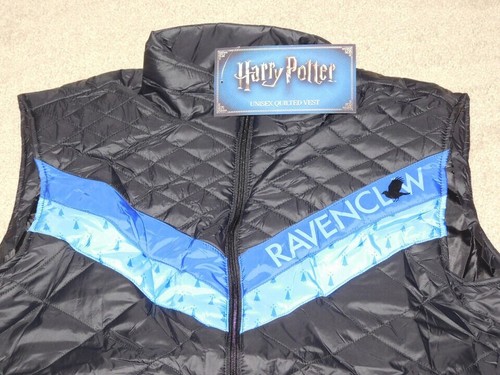 ADULT HARRY POTTER RAVENCLAW QUILTED PUFFER VEST - Size 3XL (New With ...