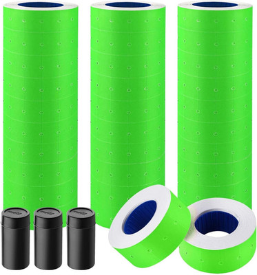 30 Rolls 15000Pcs White Price Gun Labels for Mx-5500 Labeller White ...