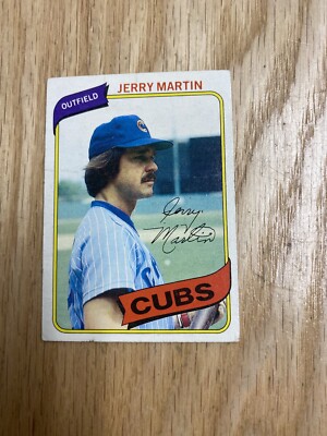 1980 Topps Jerry Martin Chicago Cubs Card #493 | eBay