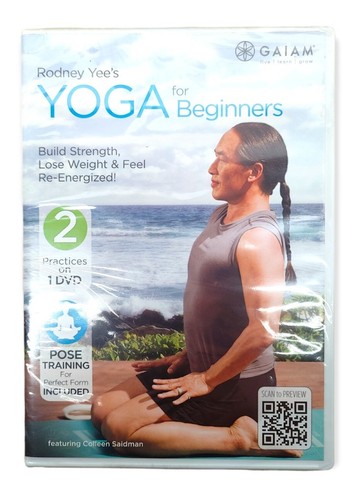 Rodney Yee's Yoga for Beginners DVD Brand New Sealed Gaiam Americas ...