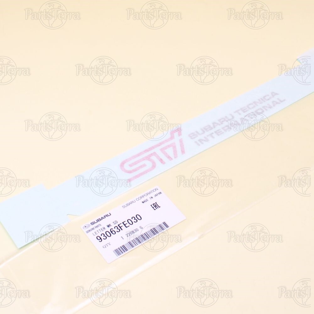 OEM Subaru 93063FE030 Side Door Decal Sticker STi SUBARU TECHNICA ...