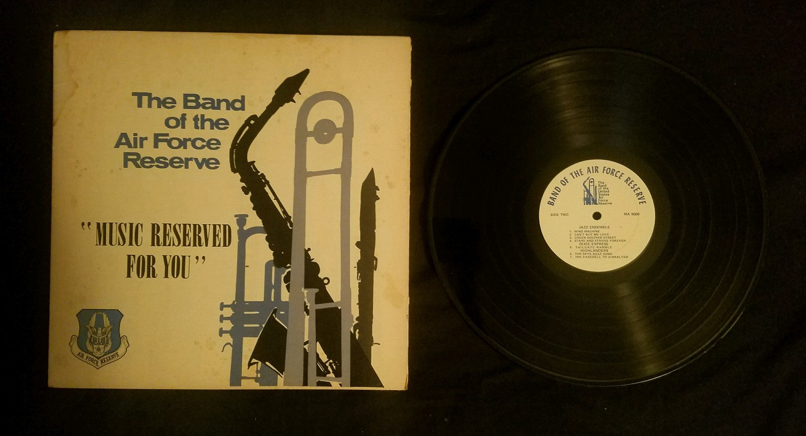 The Band of the Air Force Reserve LP Music Reserved For You Jazz ...