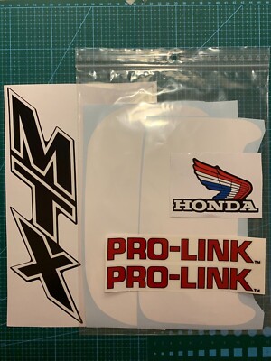 Honda MTX 125 85 noir stickers autocollants | eBay