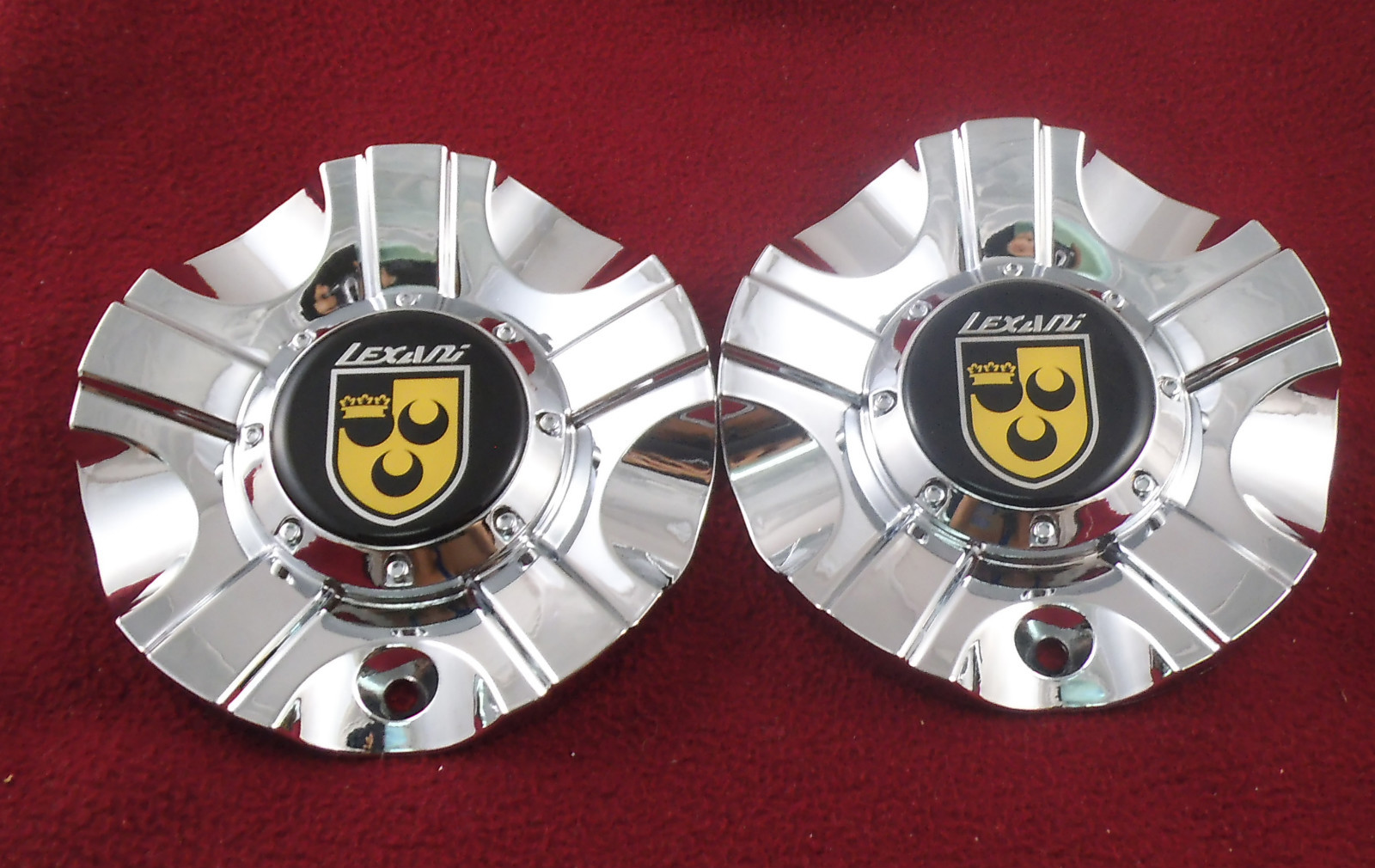 Lexani Wheels Chrome Custom Wheel Center Cap (2) pn: L-CAP-06 | eBay