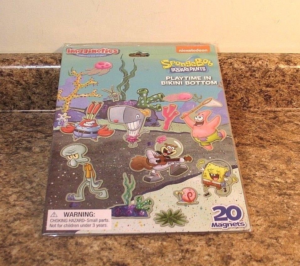 SpongeBob Squarepants Magnet Playset Imaginetics Sealed NEW RARE | eBay