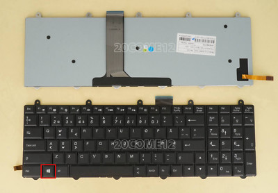 For Clevo P170SM P370SM3 P377SM-A P177SM-A Keyboard Backlit Norwegian ...
