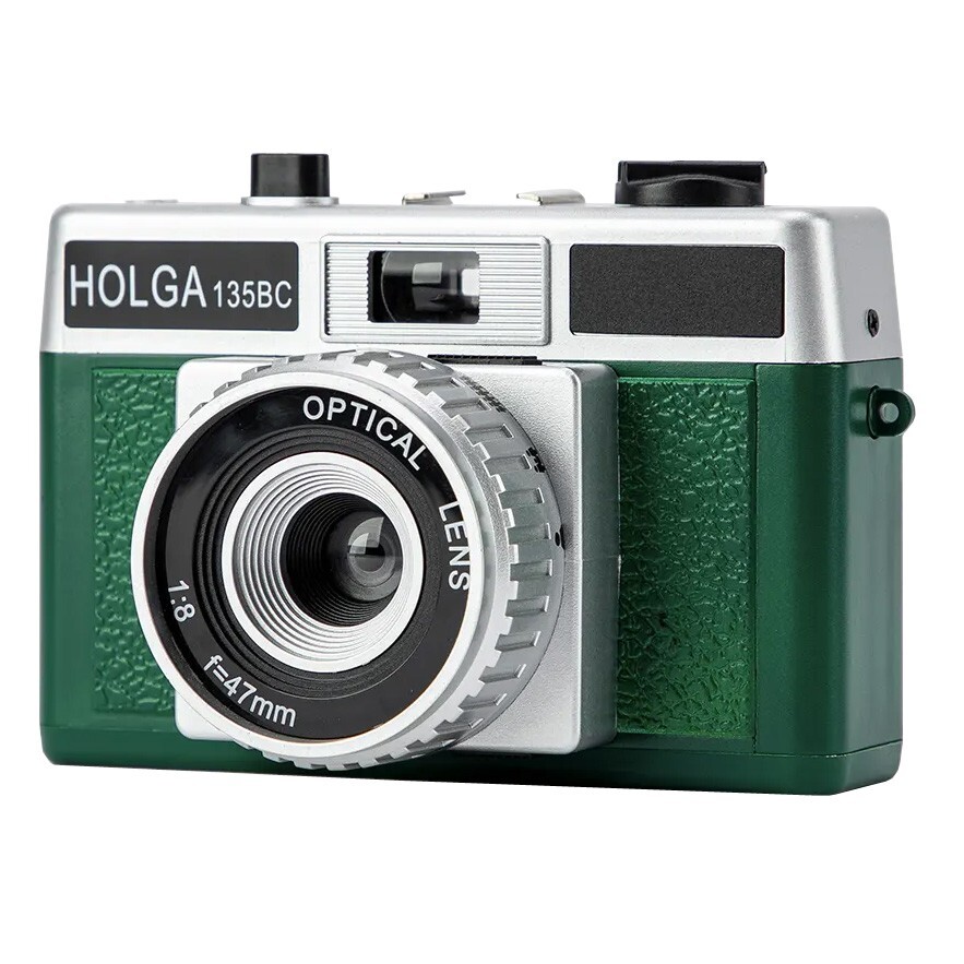 HOLGA 135BC Green Silver Lomo 35mm Film Camera Black Corner Effect 135 ...