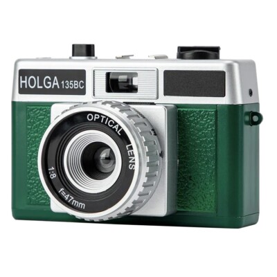 HOLGA 135BC Green Silver Lomo 35mm Film Camera Black Corner Effect 135 ...