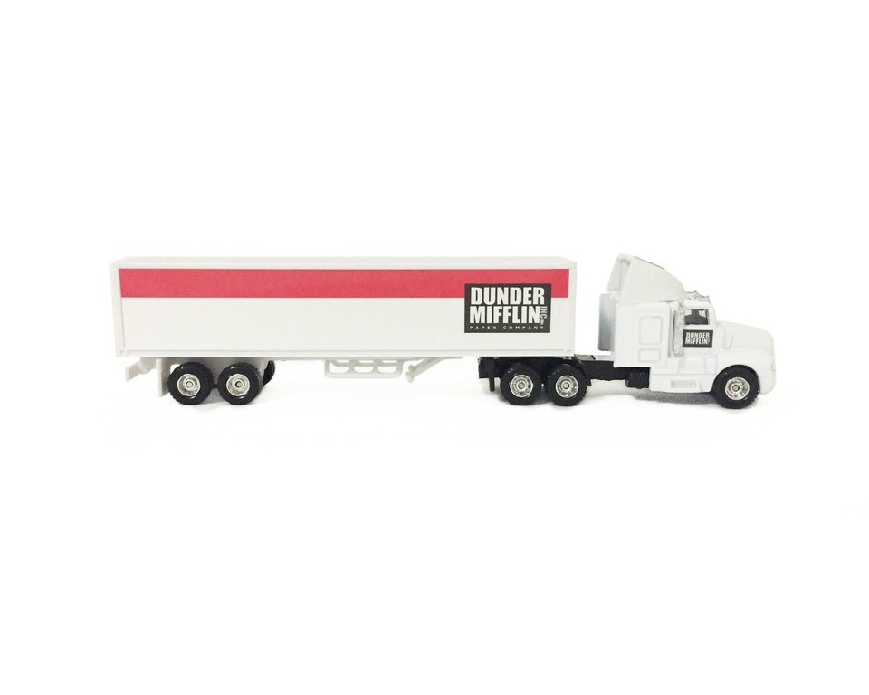 Dunder Mifflin Replica Tractor Trailer Semi Truck Desk Toy The Office ...