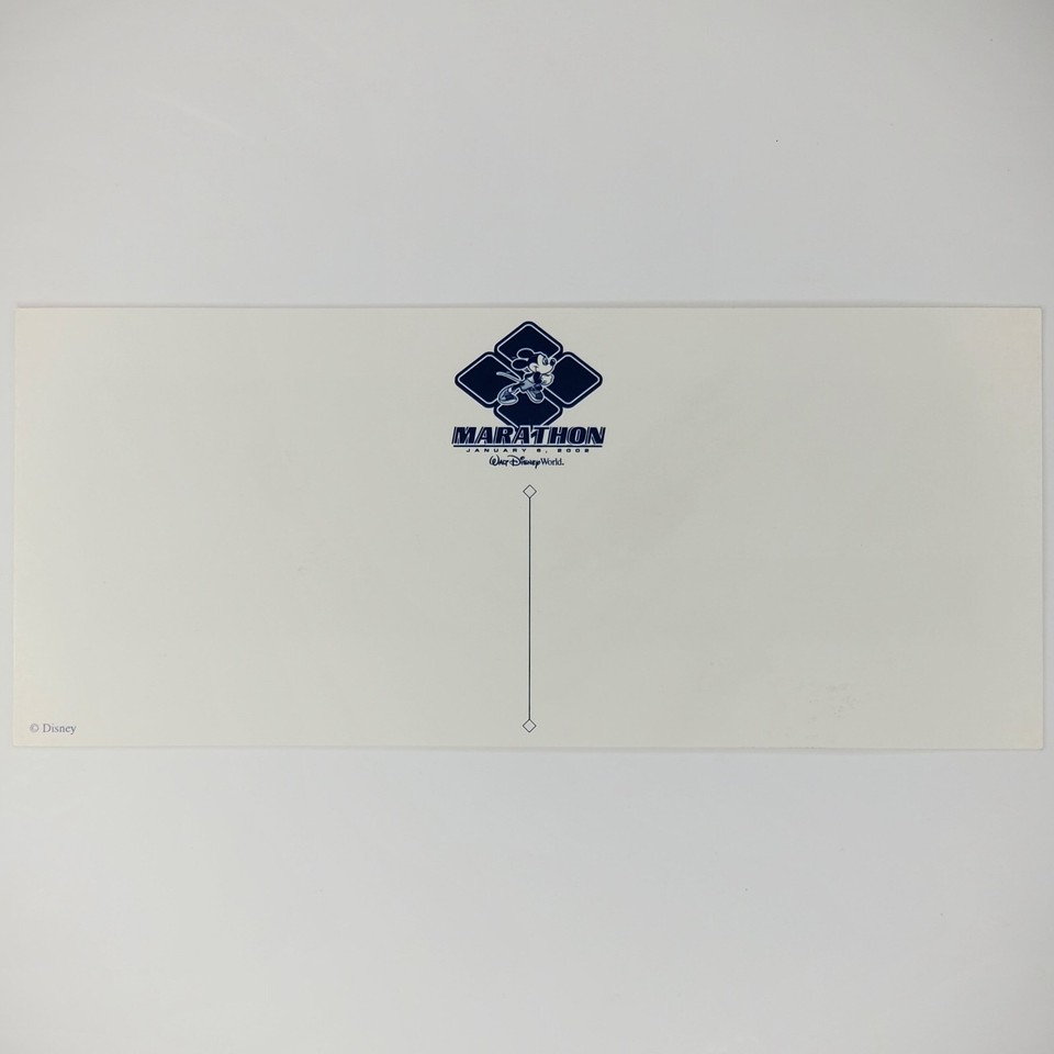 Disney World Marathon Postcard 2002 Animal Kingdom Tree of Life Mickey ...