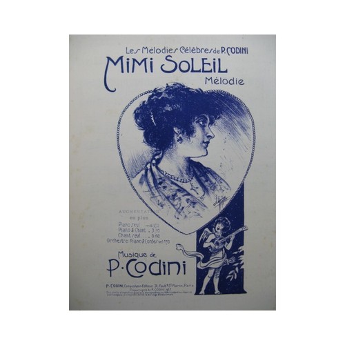 CODINI P. Mimi Soleil Mélodie Piano 1917 | eBay