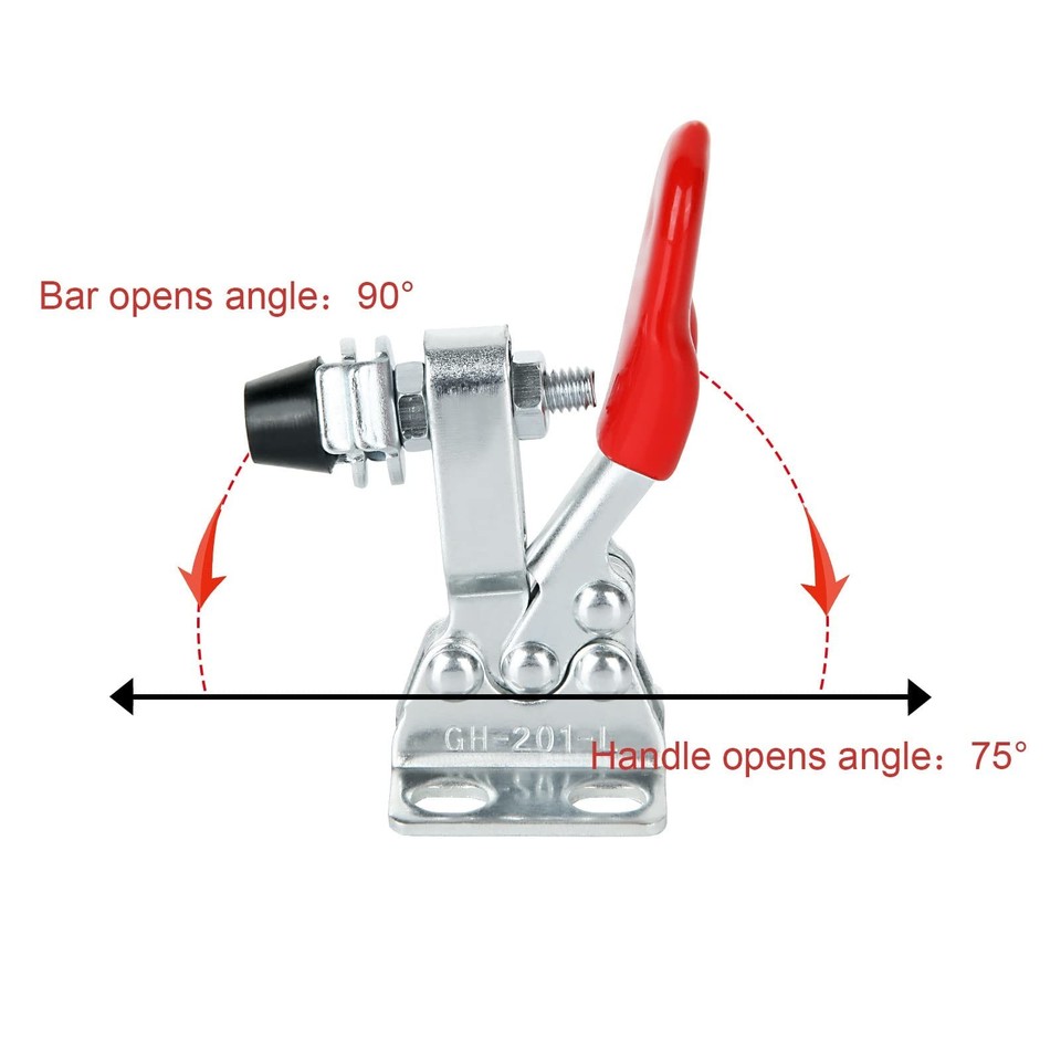 Acrux7 16 Pack Toggle Clamp, Small Toggle Clamps 60lb Holding Capacity ...