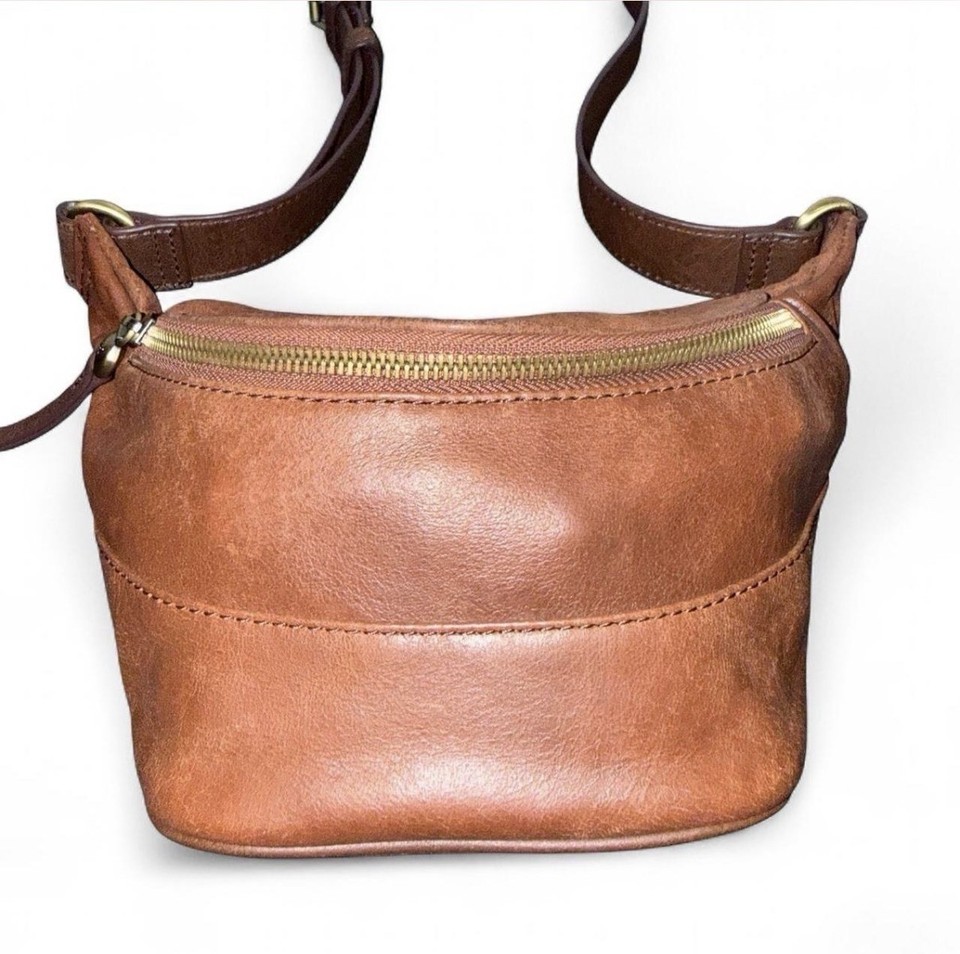 Hobo Jett Chestnut One Size Leather Fanny Pack Brown Adjustable Strap ...