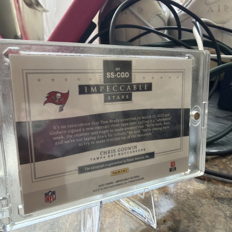 2022 Impeccable Chris Godwin Star Signatures /49 | eBay