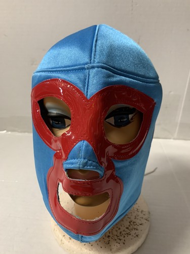 Nacho Libre Mask Lace Up Back Authentic Luchador Costume Adult- Made In ...