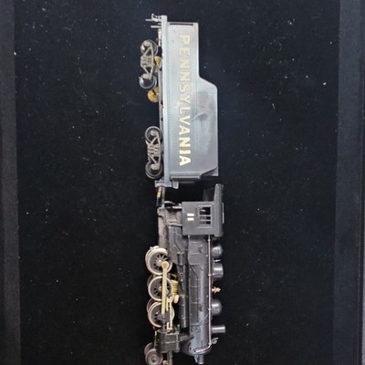 Pennsylvania Railroad HO 0-6-0 Steam Locomotive Black Metal Plastic ...