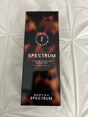 Gorgeous Spectrum 3 Piece Make-Up Brush Set NIB | eBay