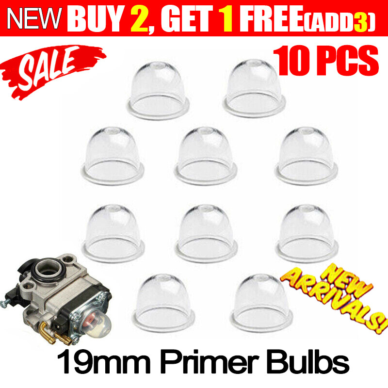 10X PETROL FUEL PRIMER BULB FOR STRIMMERS HEDGE TRIMMER CHAINSAWS 19mm ...