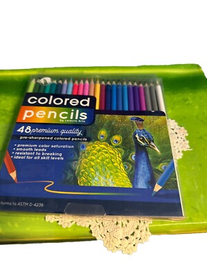 Leisure Colored Pencils 48 Cnt. Premium color saturation, smooth Lead ...