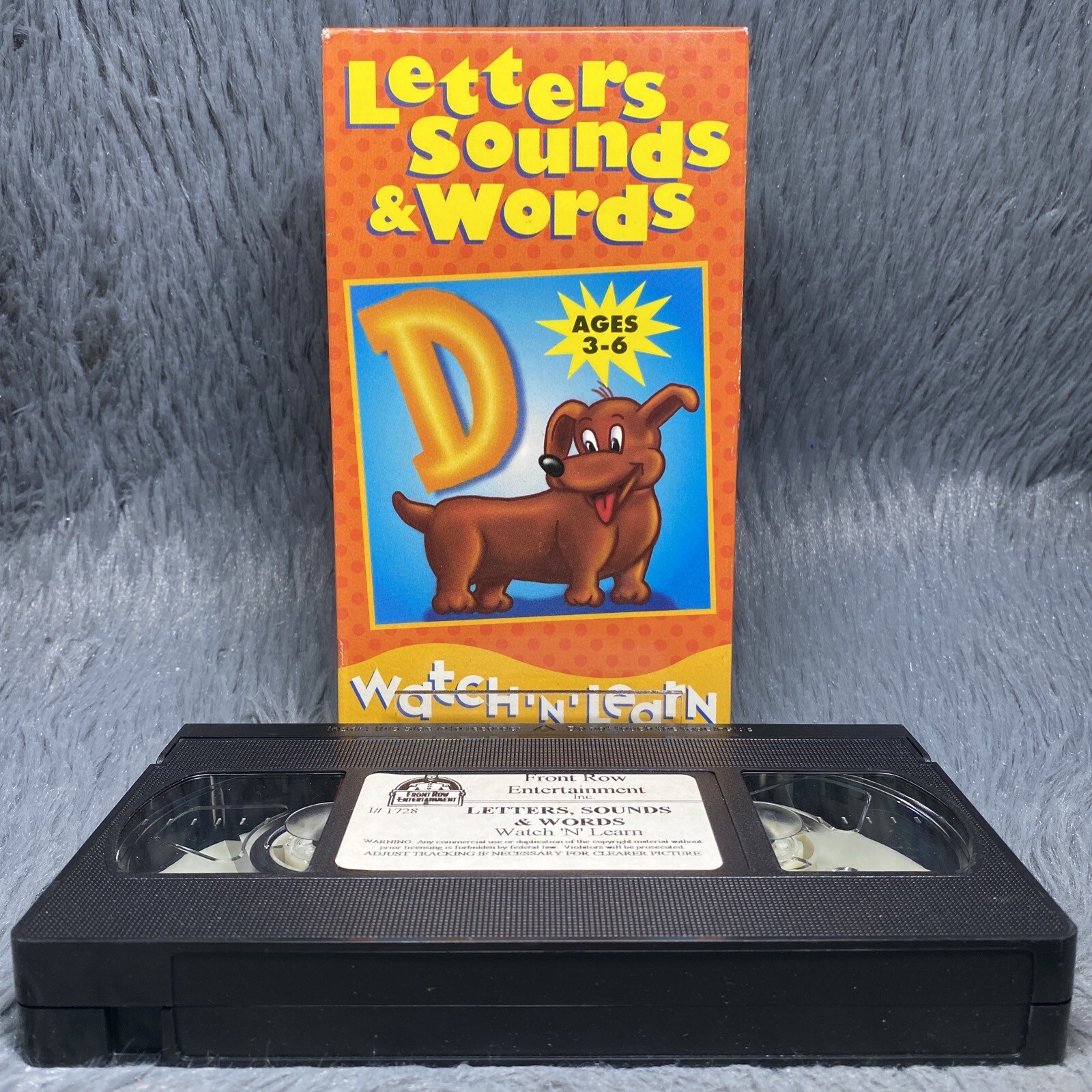 Letters Sounds & Words Watch'n' Learn VHS 1996 Educational Cartoon ...